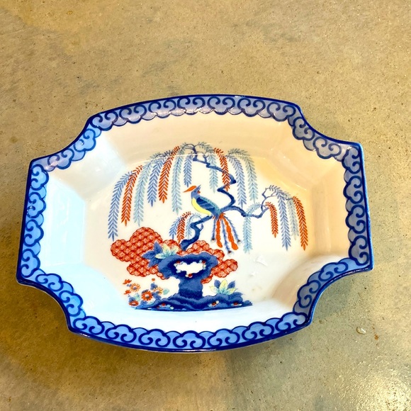 Mottahedeh | Art | Mottahedeh Chinoiserie Decorator Dish Blue Orangered ...